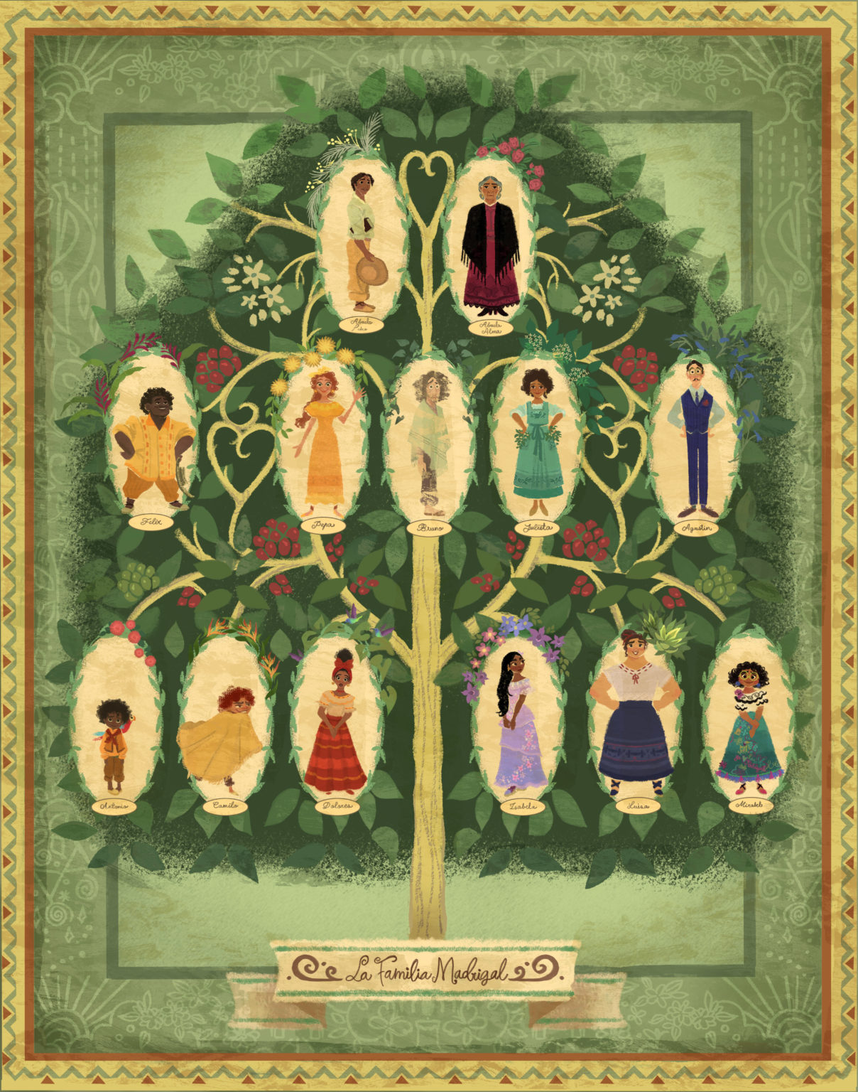 Let's Meet The Madrigals In The Magical New Trailer For Disney's Encanto
