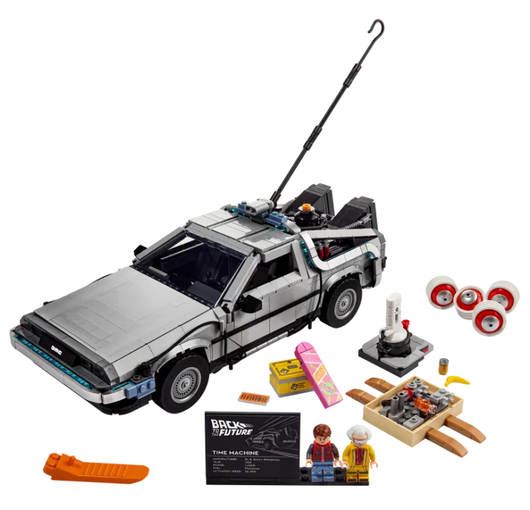 The LEGO Back To The Future Time Machine Build Releasing Soon!