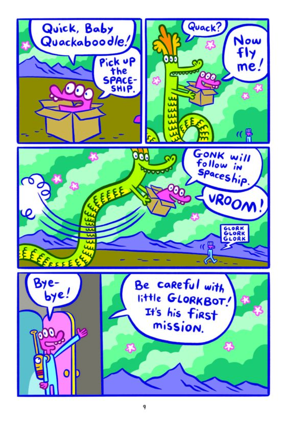 Exclusive Excerpts to James Kochalka’s Glork Patrol and the Magic Robot