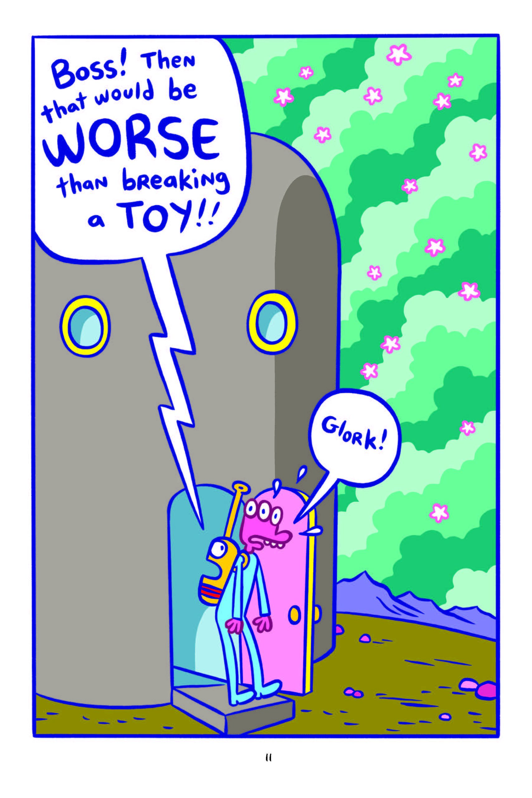 Exclusive Excerpts to James Kochalka’s Glork Patrol and the Magic Robot