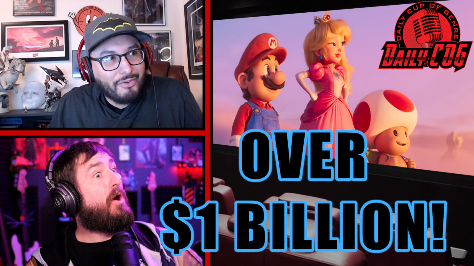 Super Mario Bros. Movie Breaks $1B At The Box Office! | D-COG