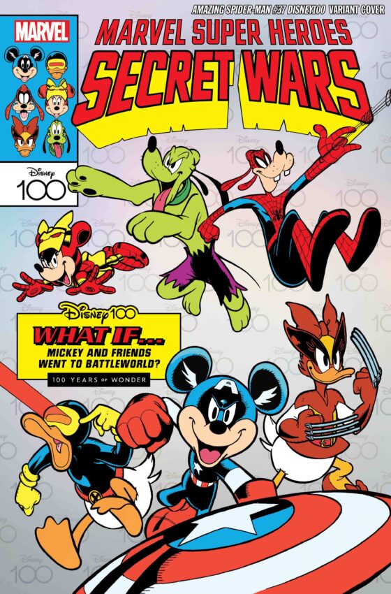 Marvel Unveils Disney100 Variant Covers To Celebrate Disney's 100th Anniversary