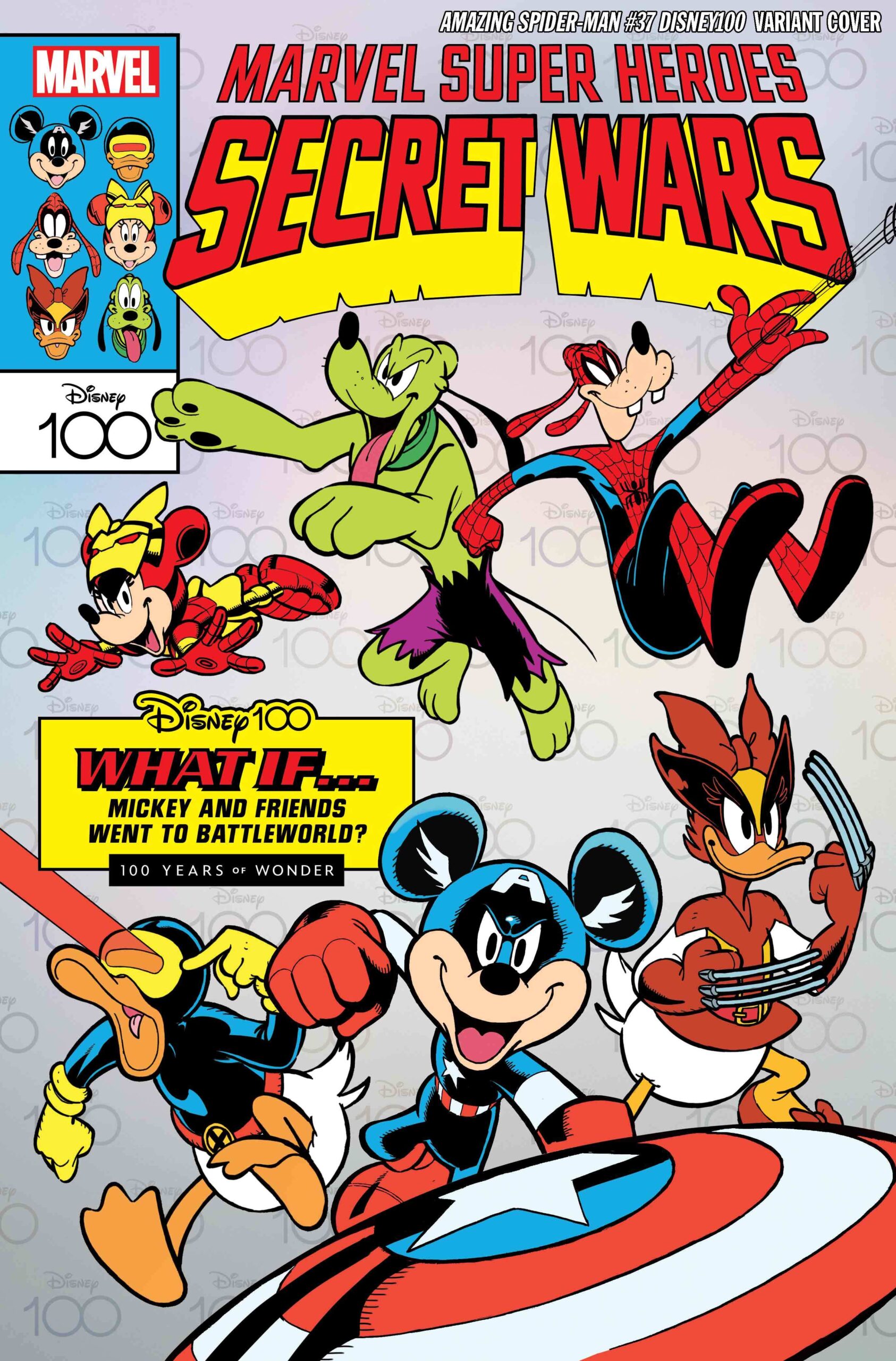 Marvel Unveils Disney100 Variant Covers To Celebrate Disney's 100th ...
