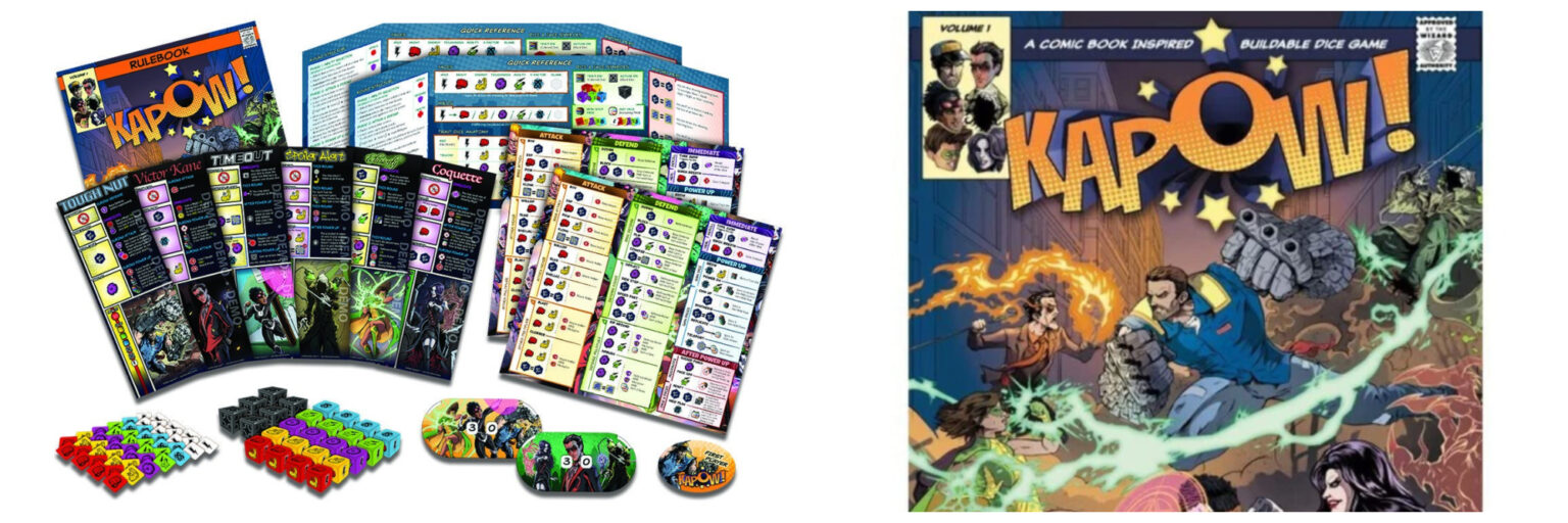 Tabletop Game Review – KAPOW! Volume 1