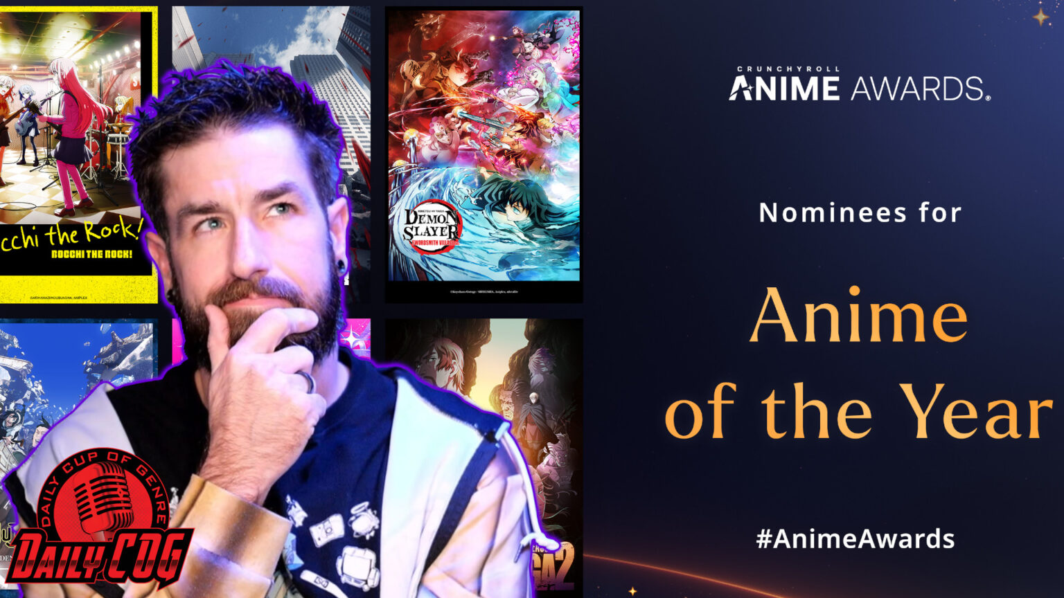 Voting For The 2024 Crunchyroll Anime Awards | D-COG Live