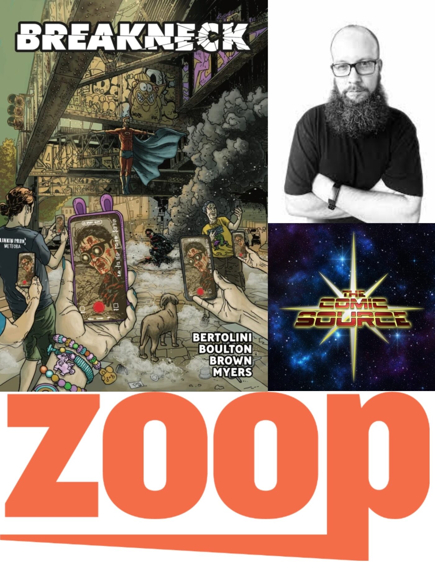 Breakneck Zoop Spotlight with Mark Bertolini: The Comic Source