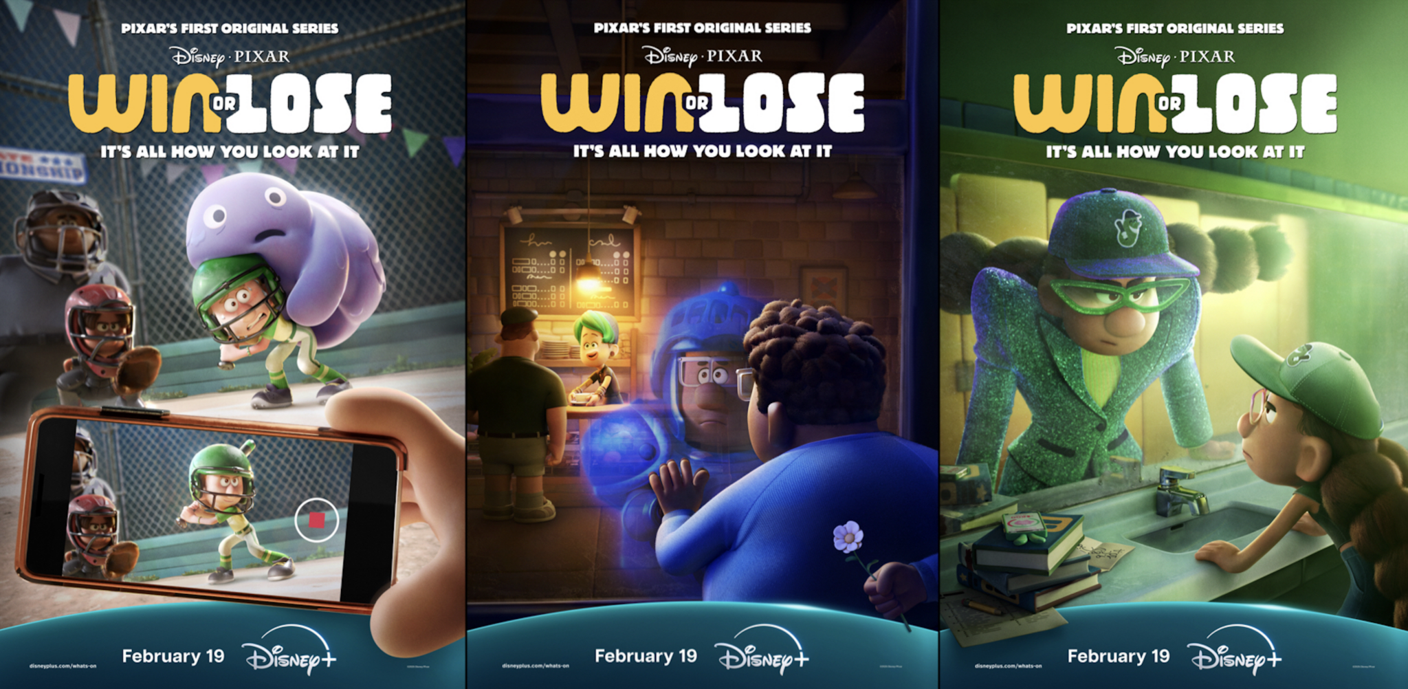 Disney+ To Debut Pixar Original Series "Win or Lose"