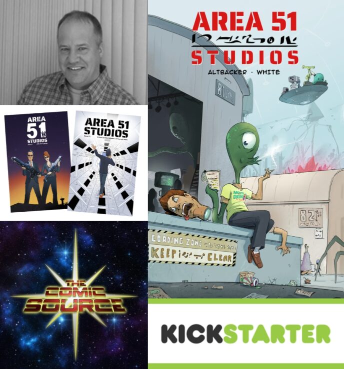 Area 51 Studios Kickstarter Spotlight with Ernie Altbacker: The Comic Source