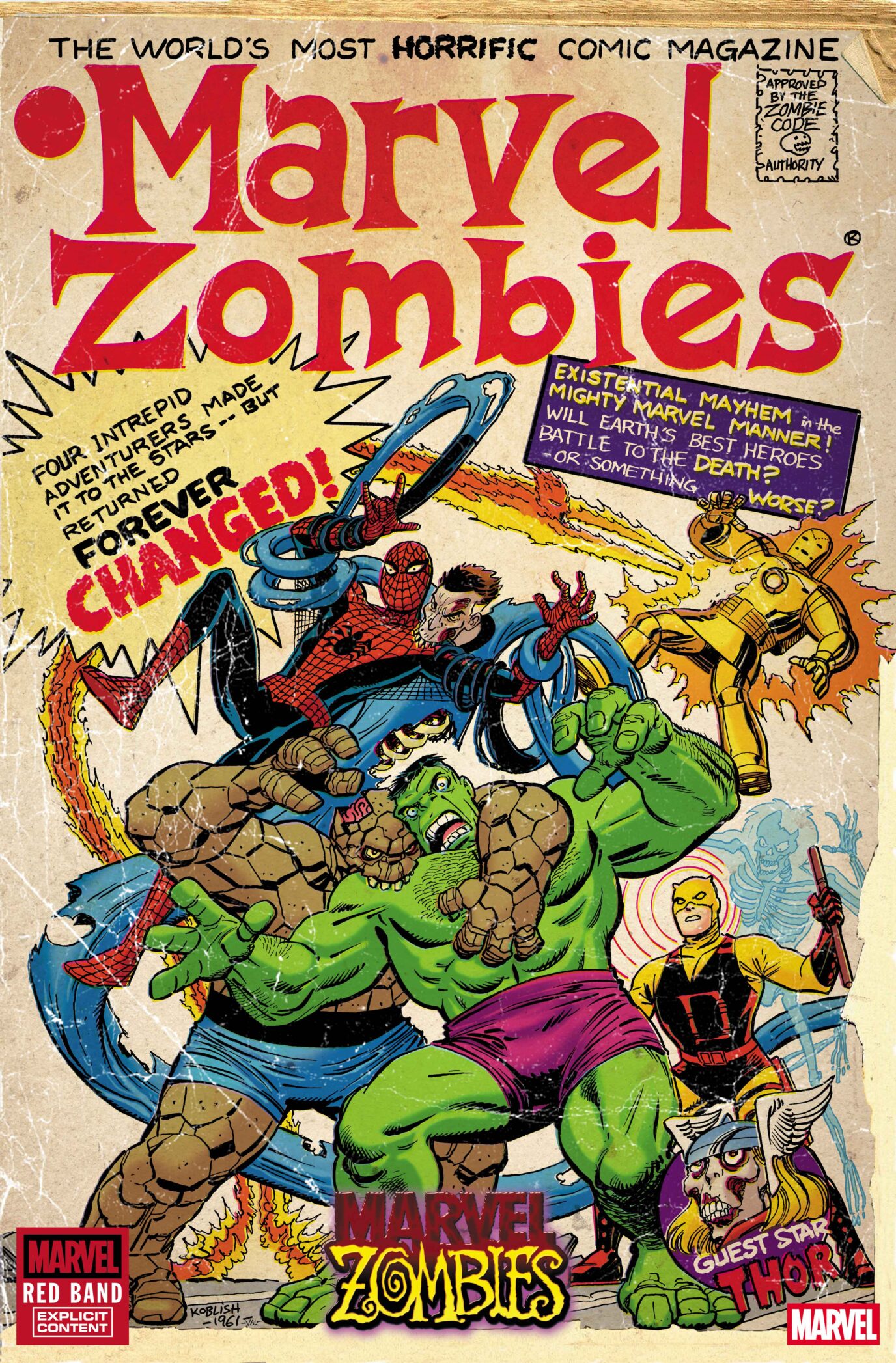 Marvel Zombies Return In Gory New Comic Series ‘Red Band’